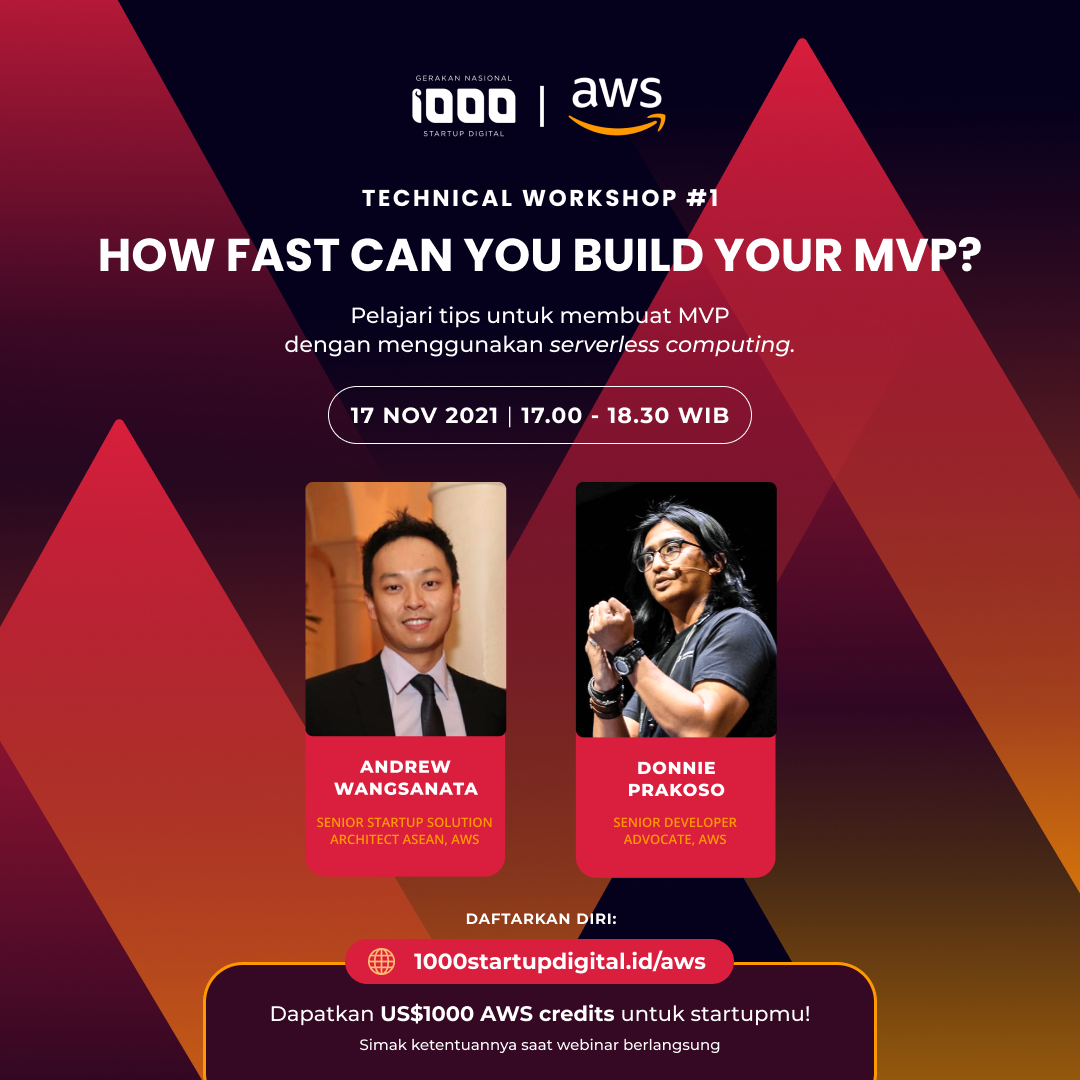 AWS x #1000StartupDigital - 1000 Startup Digital